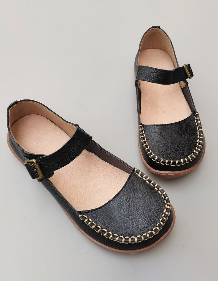 Comfortable Rounded Toe Wide Shoes for Women — Obiono