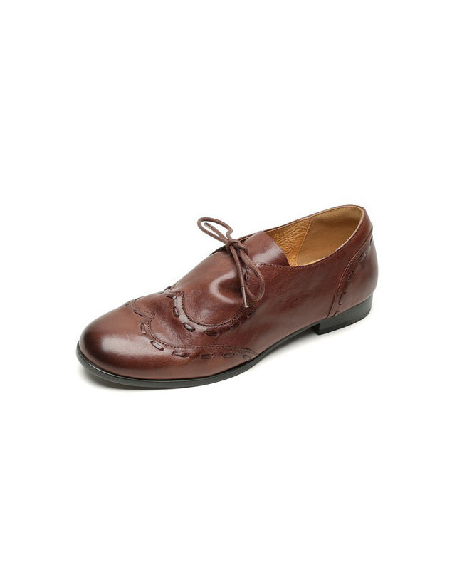 Handmade Brogue Style Oxford Shoes for Women — Obiono