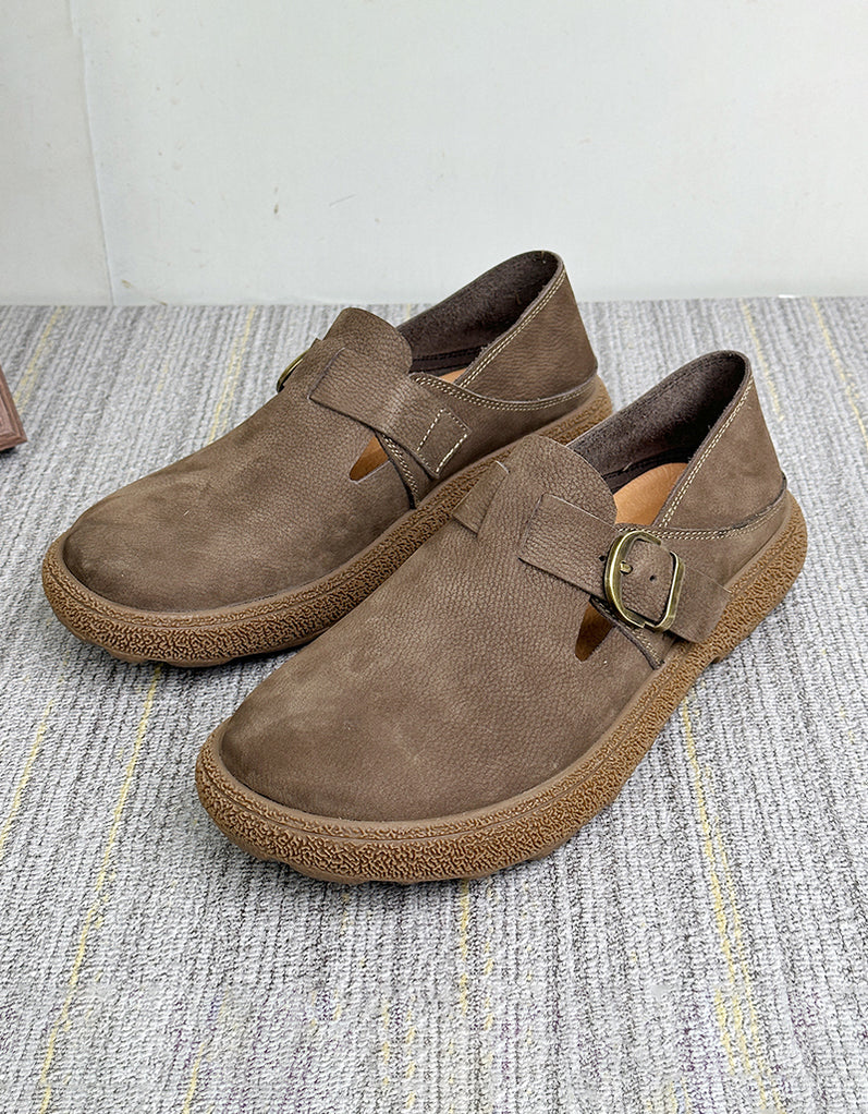 Soft Leather Casual Comfortable Clogs for Men — Obiono