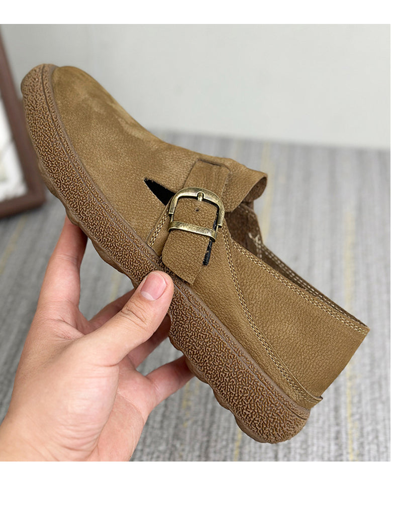 Soft Leather Casual Comfortable Clogs for Men — Obiono