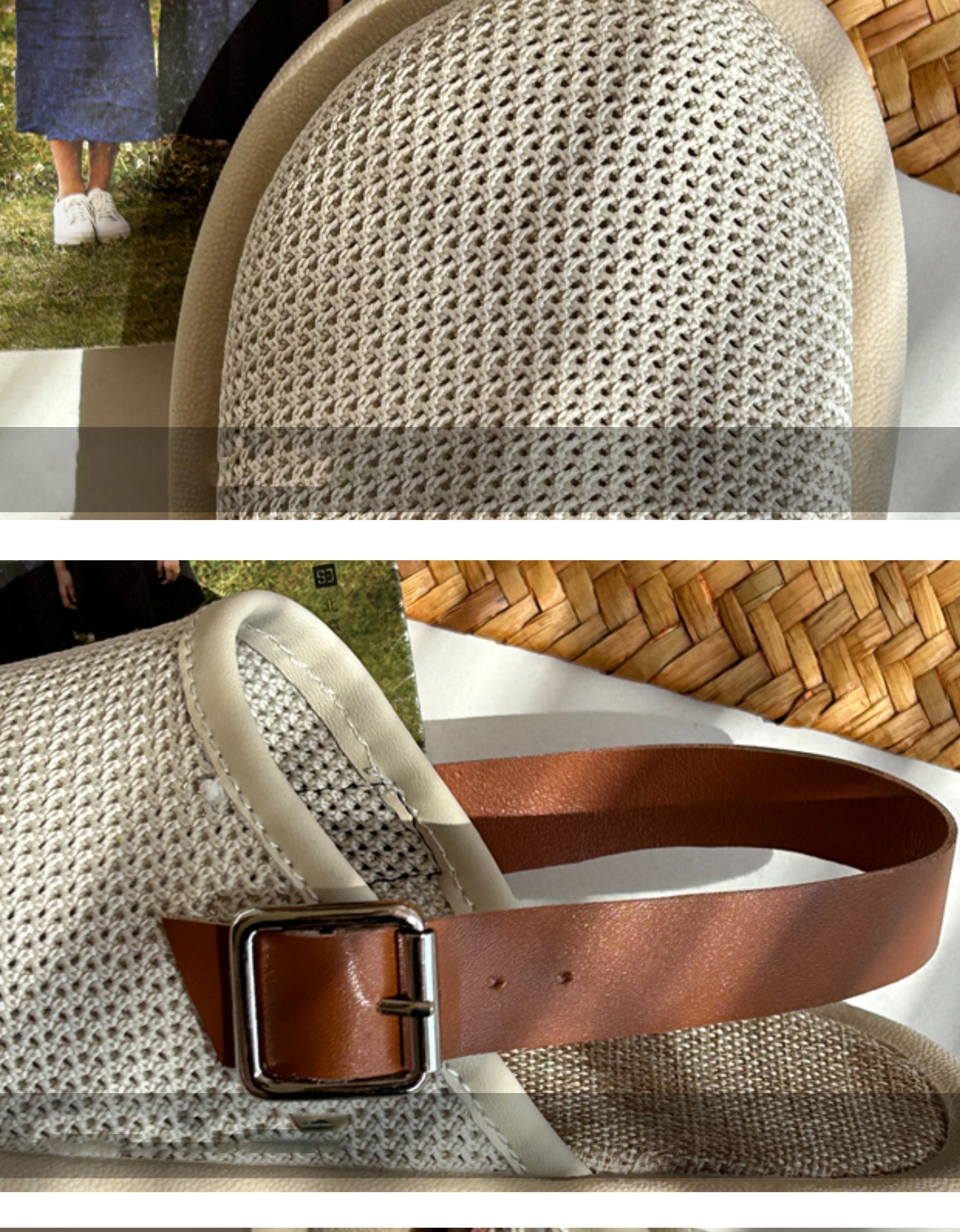 Mesh Cotton Linen Wide Toe Box Slingback Sandals — Obiono
