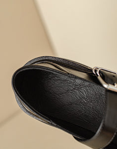 Spring Summer Double-buckles Mary Jane Shoes — Obiono