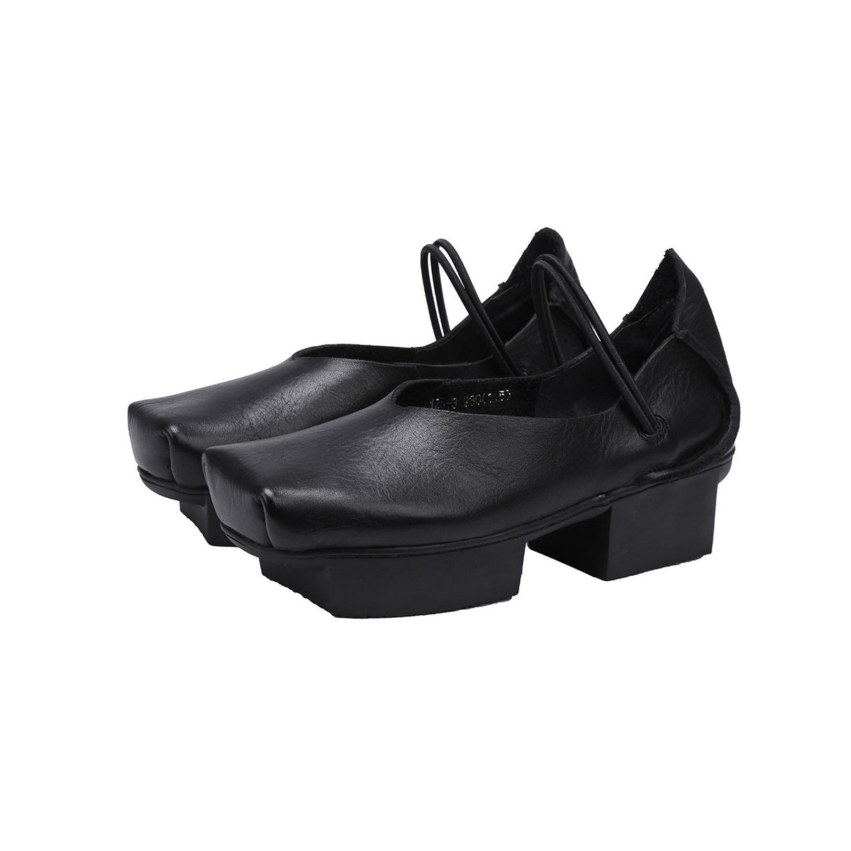 Original Design Square Toe Platform Ethnic Style Shoes — Obiono