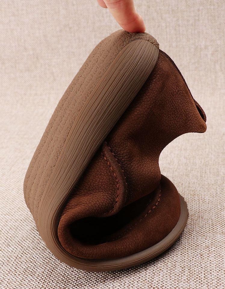 Real Leather Comfortable Soles Flat Shoes for Men 38-44 — Obiono