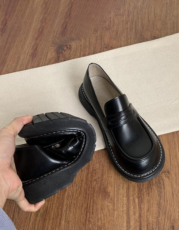 Soft Soles Comfortable Round Toe Box Loafers — Obiono