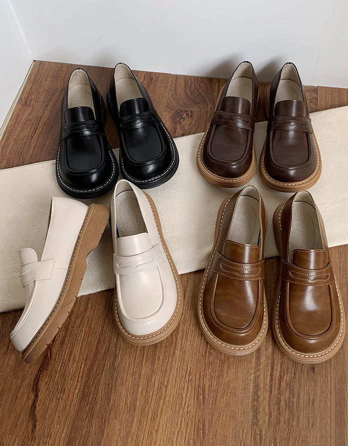 Soft Soles Comfortable Round Toe Box Loafers — Obiono