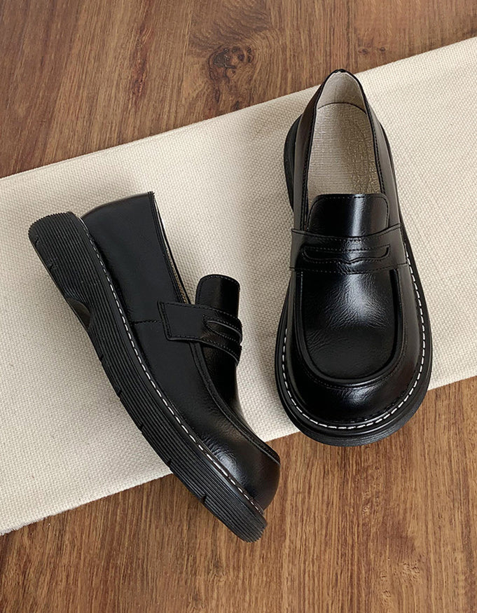 Soft Soles Comfortable Round Toe Box Loafers — Obiono