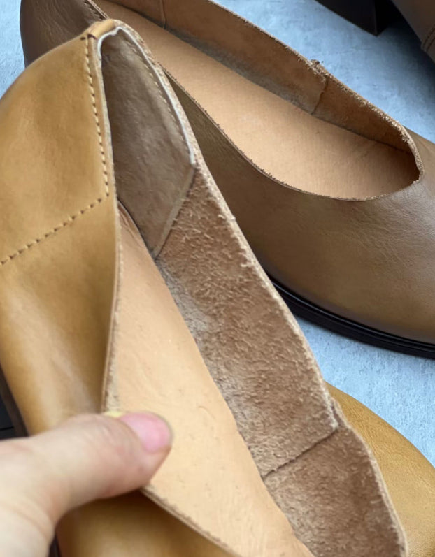 Vintage Elegant Chunky Heels Pumps — Obiono