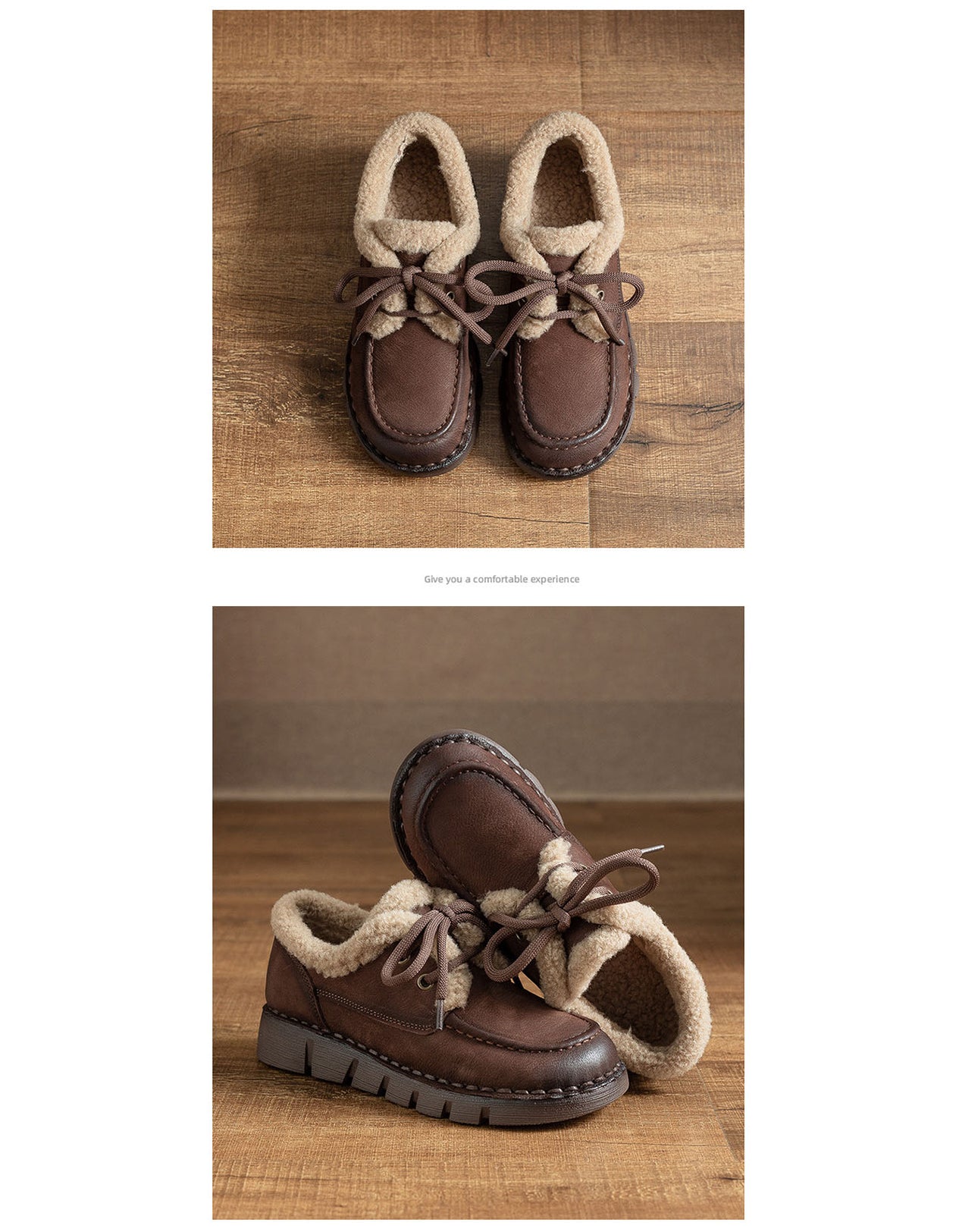 Winter Warm Fleece-lined Round-toe Snow Boots — Obiono