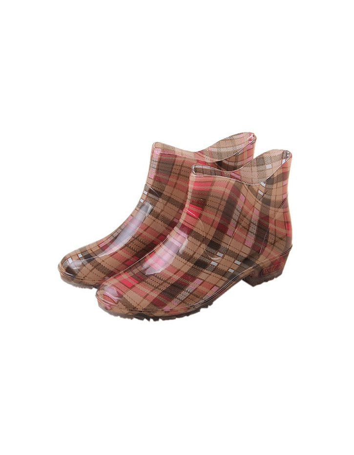 Women's Cute Waterproof Short Rain Boots — Obiono