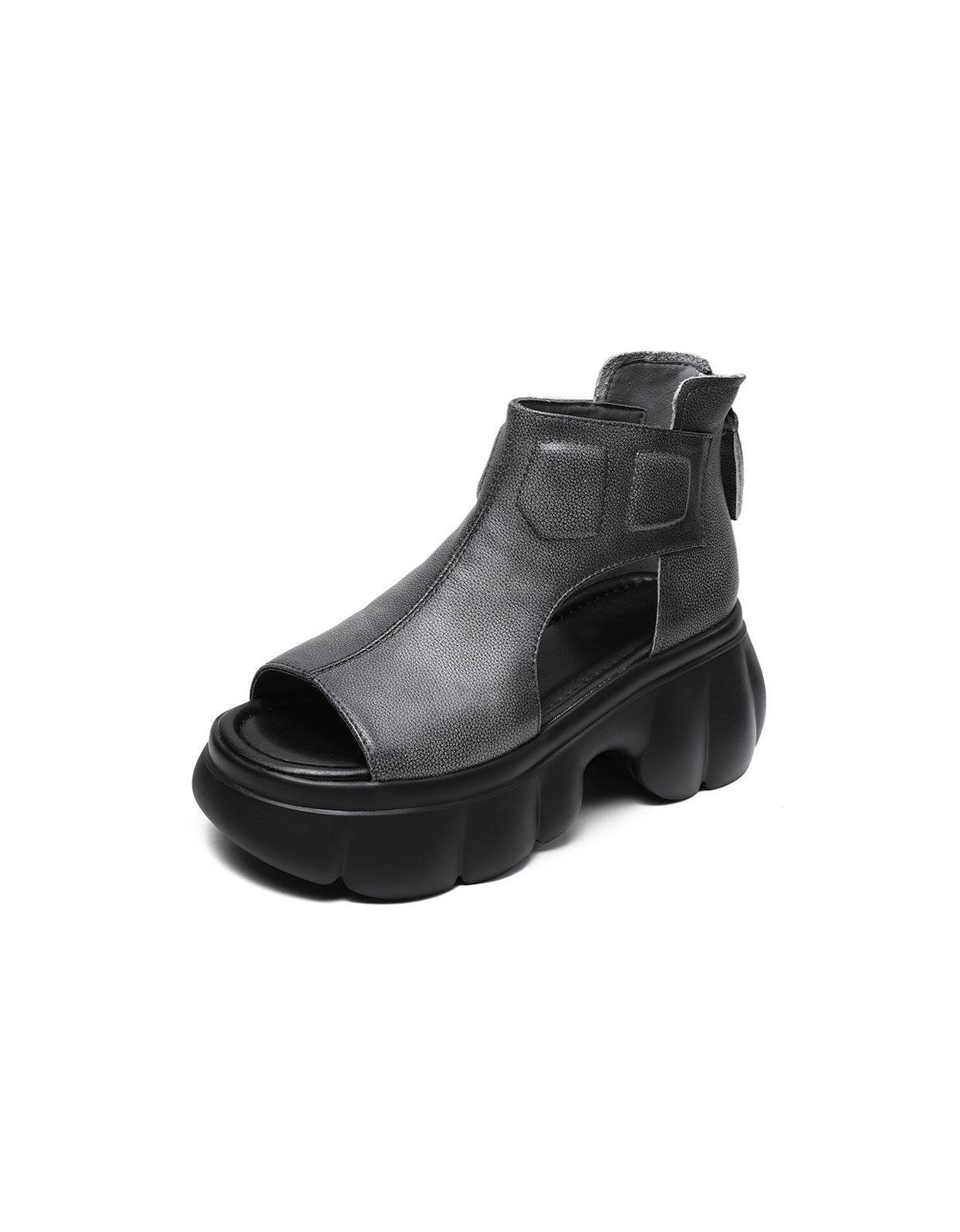 Comfortable Breathable Fish Toe Platform Sandals — Obiono