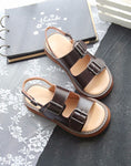 Summer Platform Double Front Buckle Sandals — Obiono