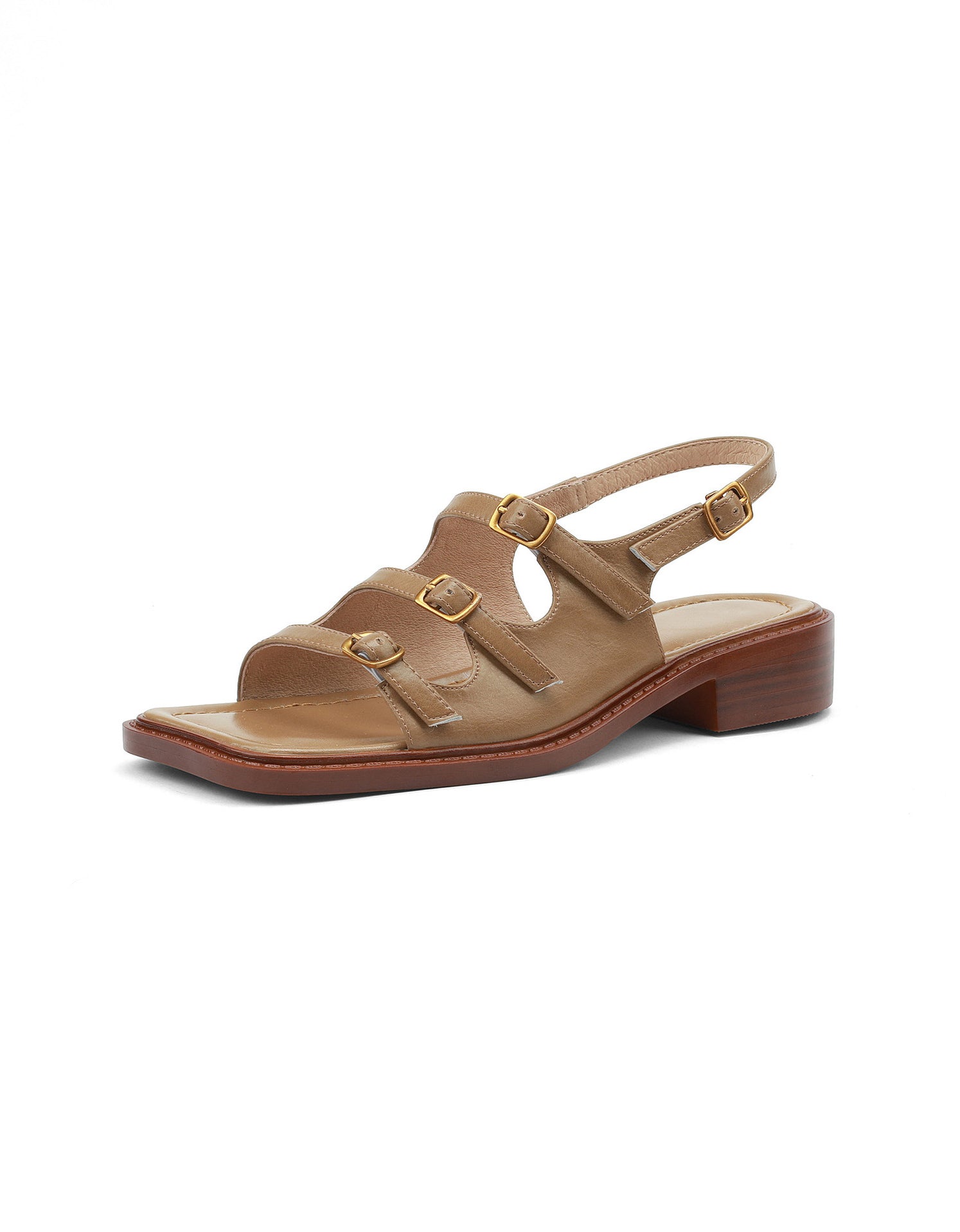 Summer Front Buckles Strap Sandals Slingback 35-43 — Obiono