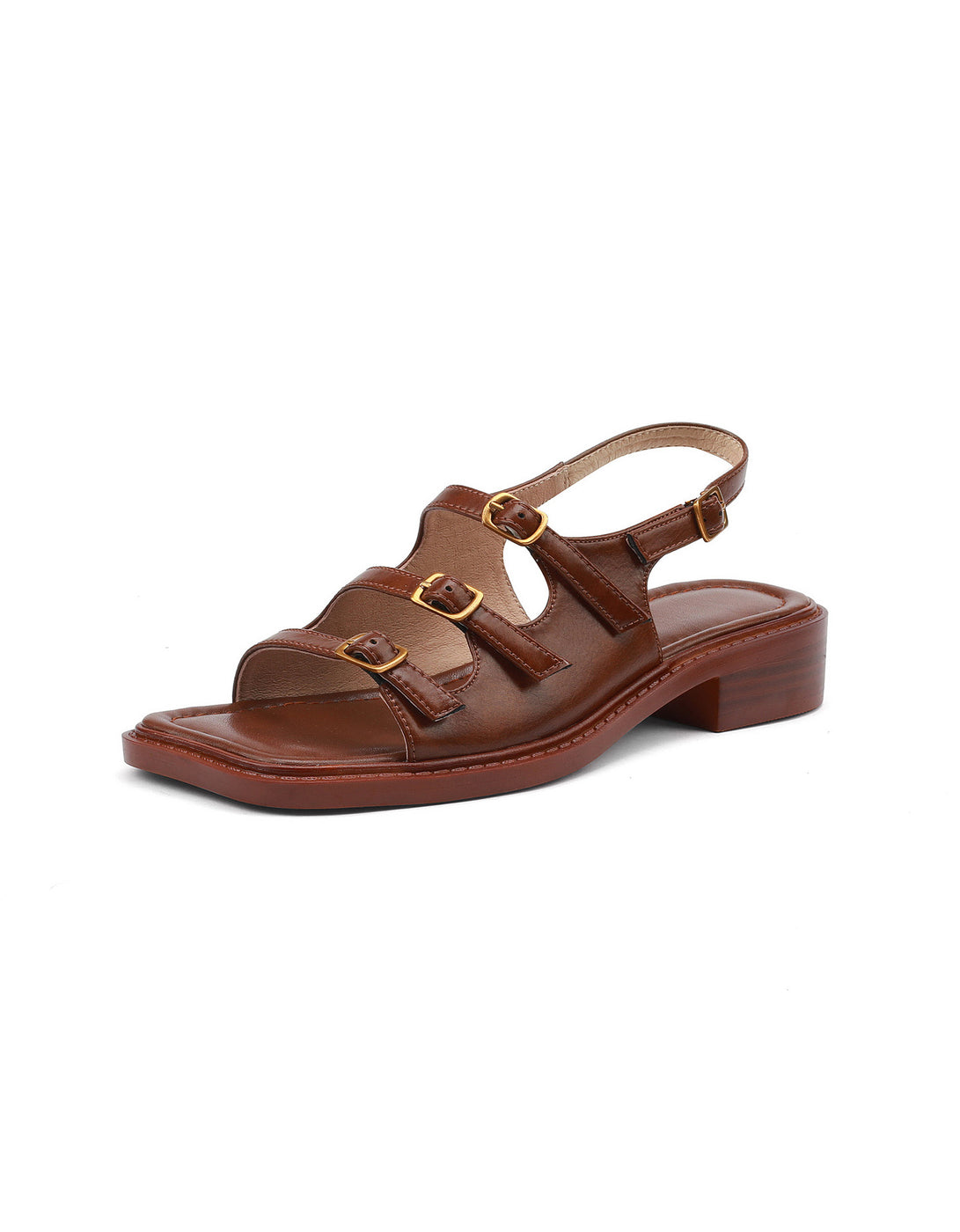 Summer Front Buckles Strap Sandals Slingback 35-43 — Obiono