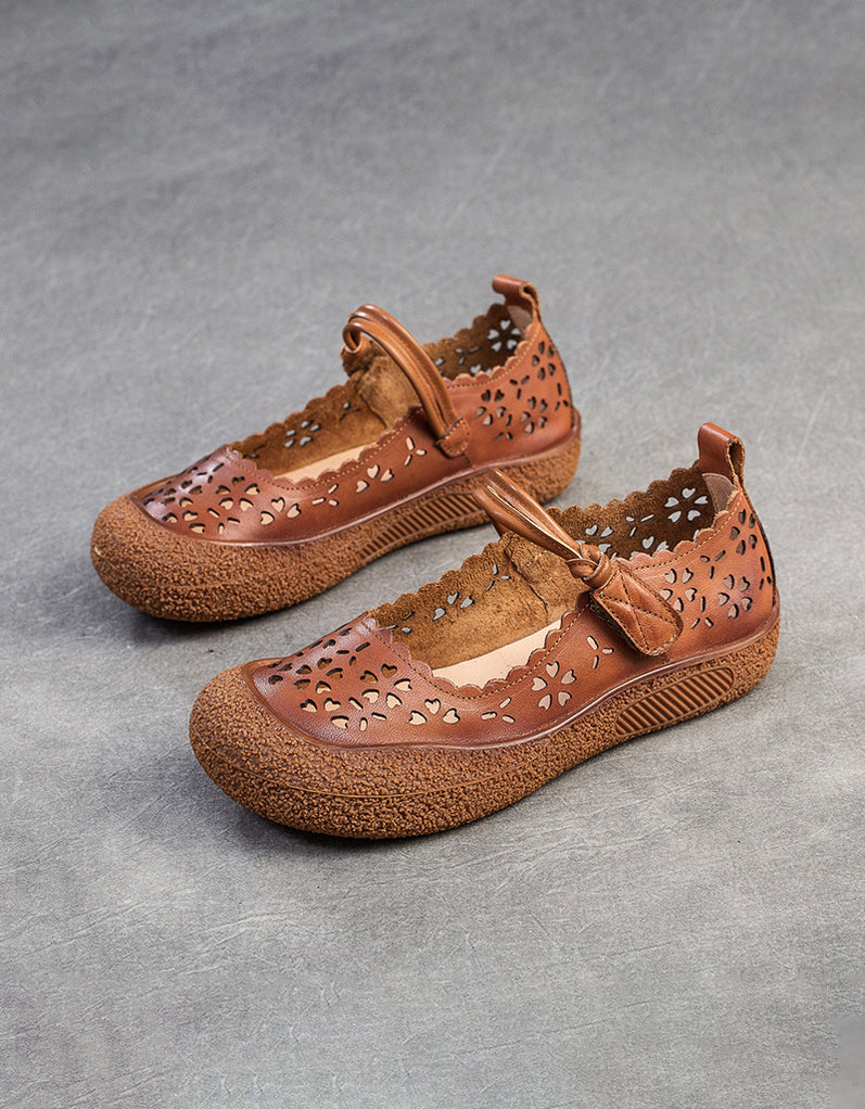 Round Toe Retro Comfortable Summer Breathable Sandals — Obiono