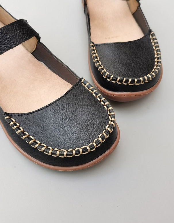 Comfortable Rounded Toe Wide Shoes for Women — Obiono
