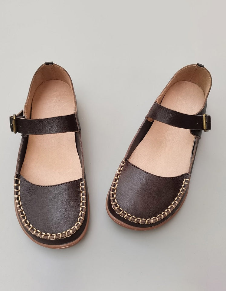 Comfortable Rounded Toe Wide Shoes for Women — Obiono