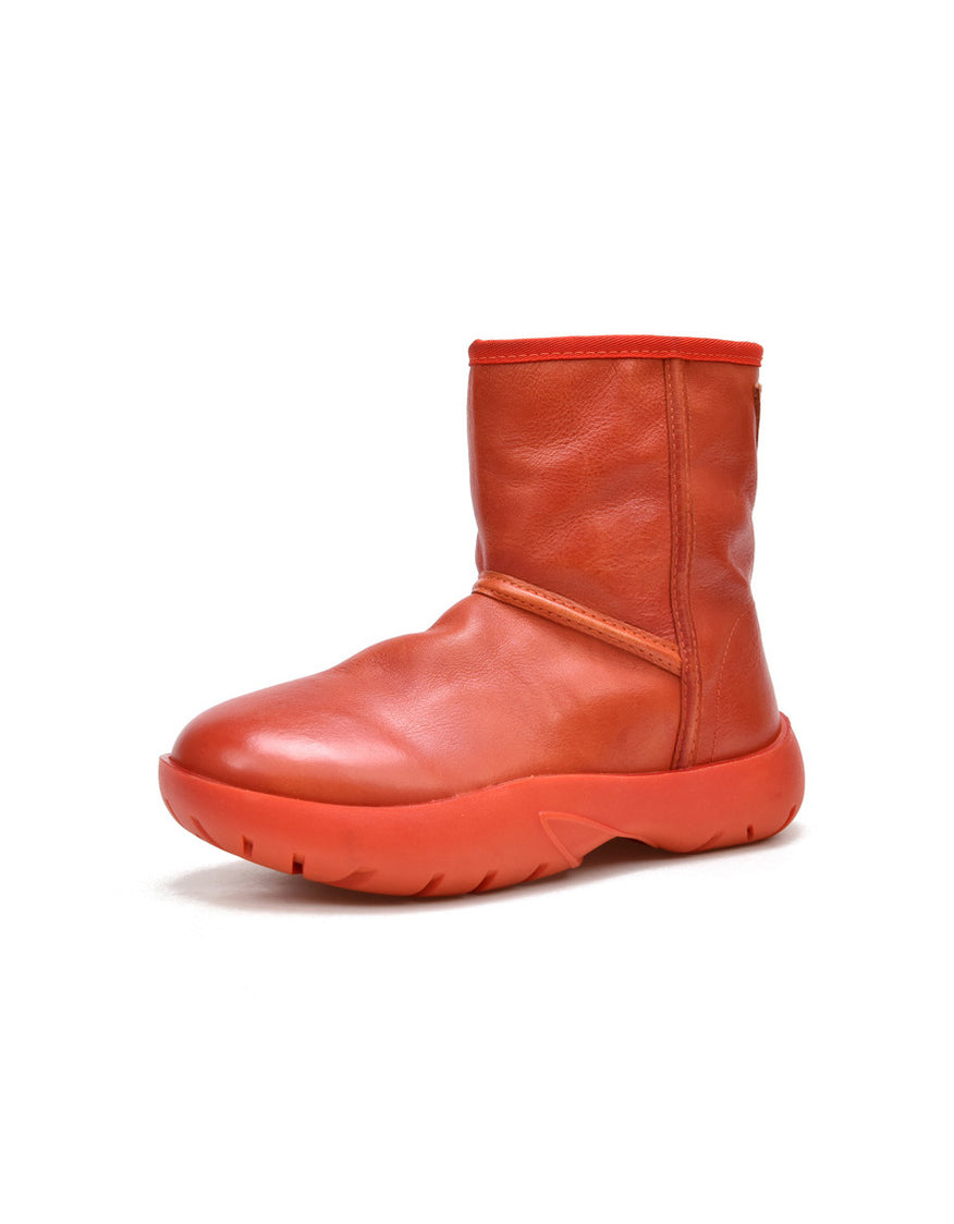 Wide Toe Box Wedge Boots — Obiono