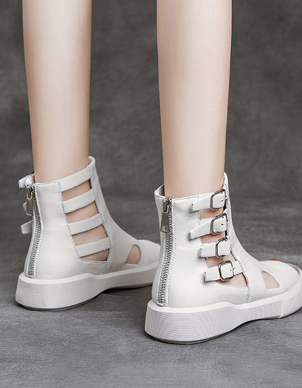 Summer Side Buckles Open toe Sandals Boots 34-43 — Obiono