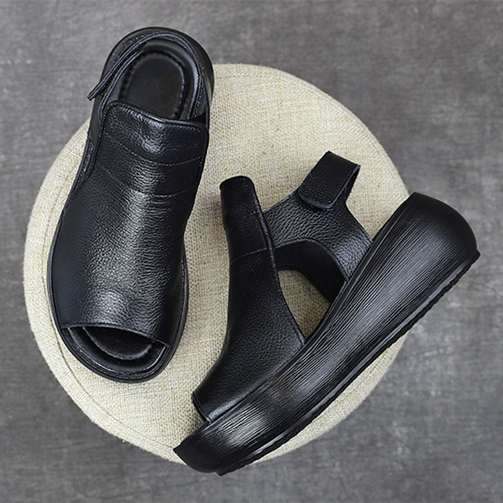 High-heeled Beach Fish Toe Sandals Slingback — Obiono