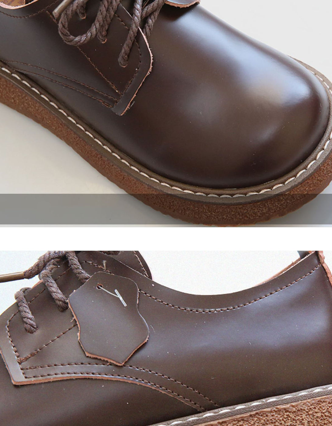 Wide Toe Box Lace-up Work Shoes Spring — Obiono