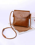 Cute Square Shape Retro Women's Leather Bag — Obiono