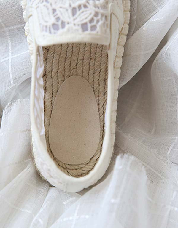 Summer Soft Bottom Comfortable Lace Flats — Obiono