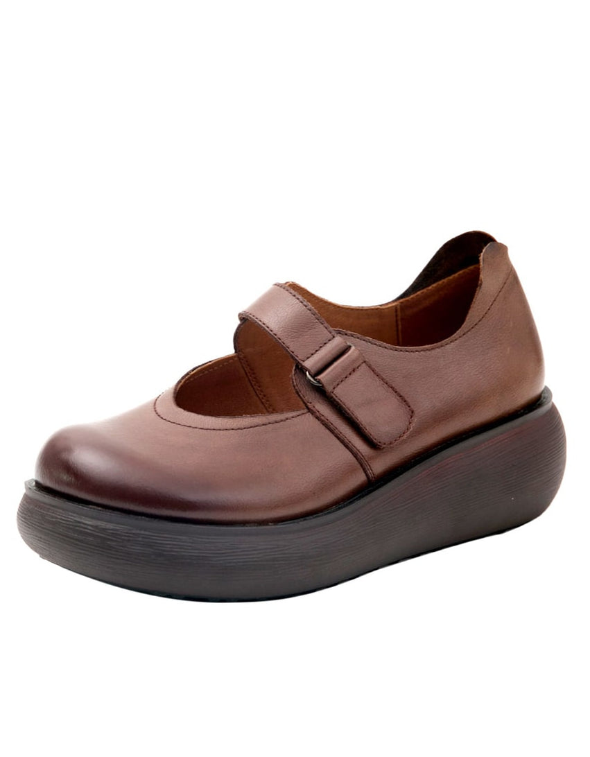 Waterproof Spring Retro Leather Shoes 2020 — Obiono