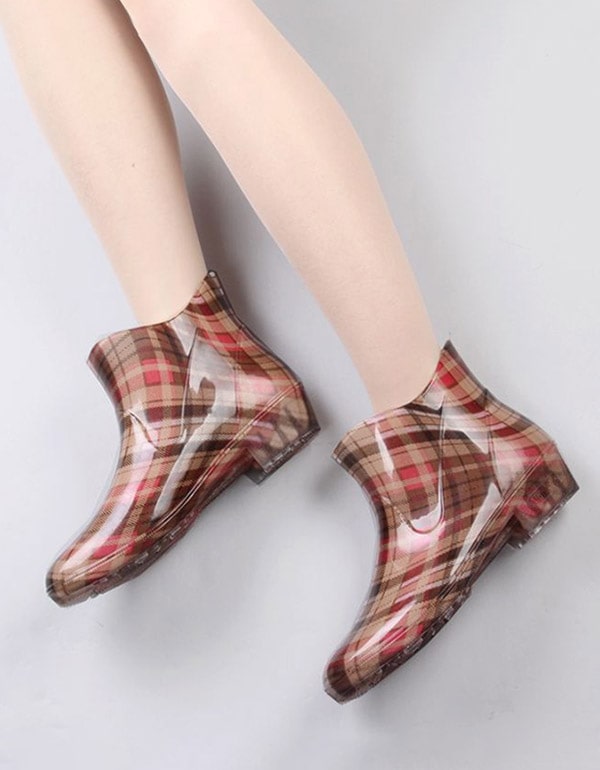Women's Cute Waterproof Short Rain Boots — Obiono