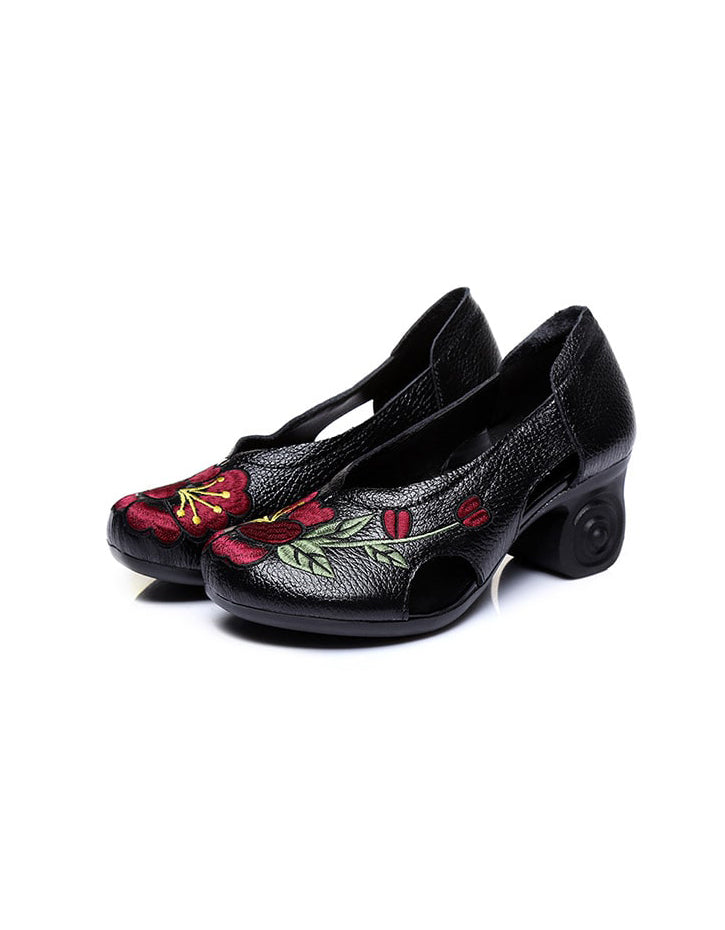 Women's Handmade Embroidery Ethnic Shoes — Obiono