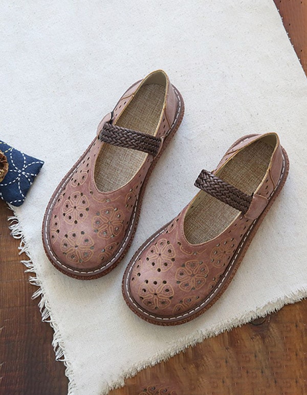 Platform Round Head Comfortable Shoes — Obiono