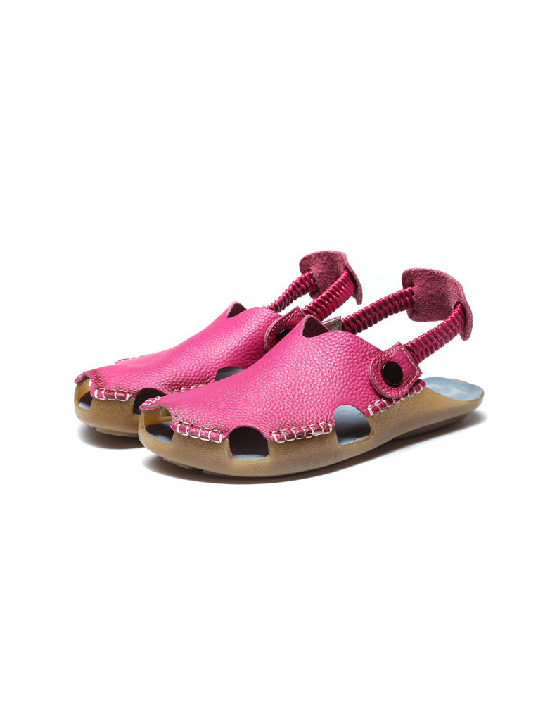 Summer Hand-Sewn Comfortable Leather Sandals — Obiono