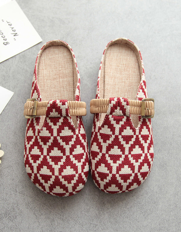 Handmade Summer Comfortable Linen Slippers — Obiono