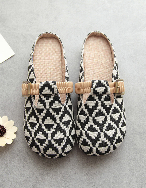 Handmade Summer Comfortable Linen Slippers — Obiono